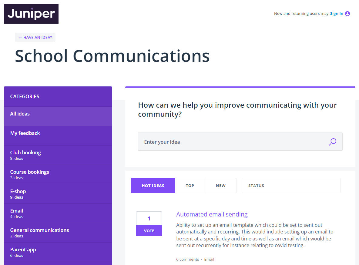 What is the Juniper Education Ideas Portal? – Juniper Education (New)