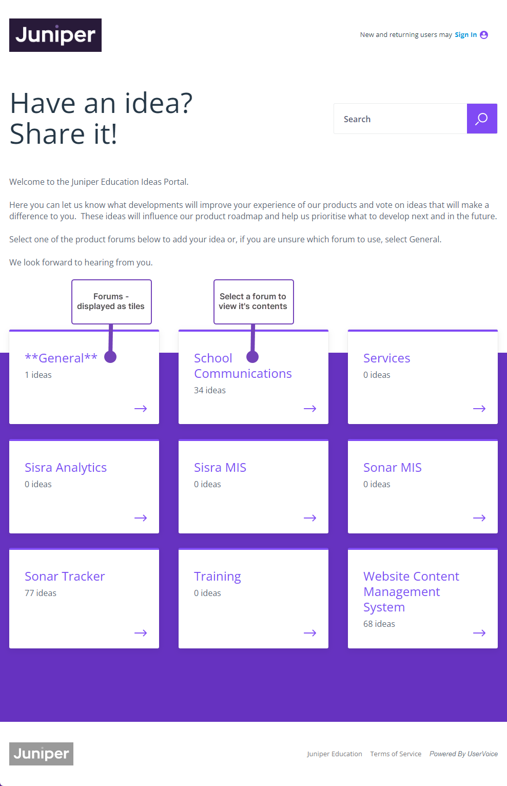 What is the Juniper Education Ideas Portal? – Juniper Education (New)