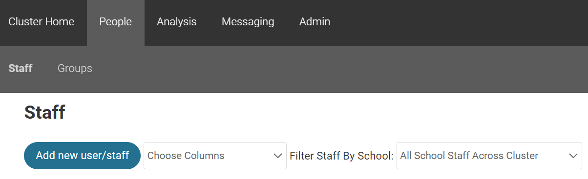 Pupil Asset: How to manage cluster users – Juniper Education (New)