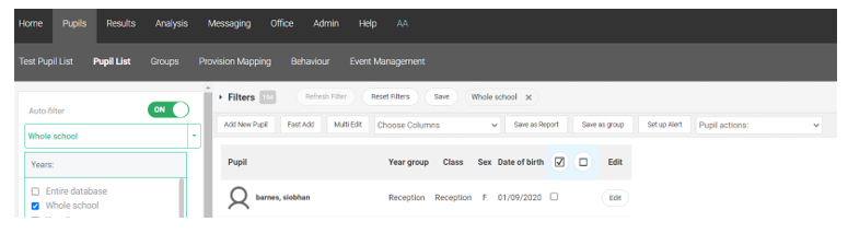 Pupil Asset How to Create a List of Pupils with Medical Conditions ...
