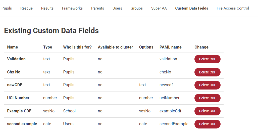 Pupil Asset How to Delete Custom Data Fields – Juniper Education (New)