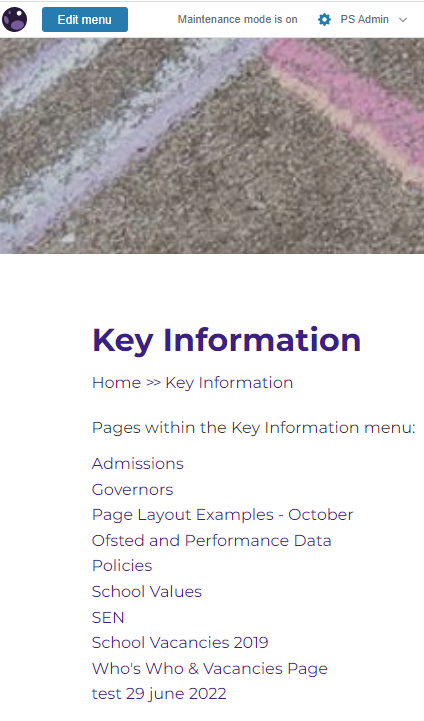Primarysite: How to add and remove pages – Juniper Education (New)