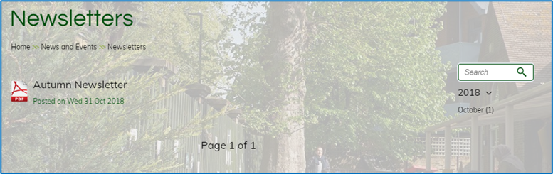 Primarysite: How to add a newsletter – Juniper Education (New)