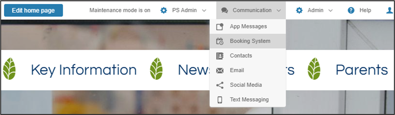 Primarysite: Using your Booking System – Juniper Education (New)
