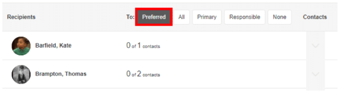 Pupil Asset: How to manage contacts and using preferred contact status ...