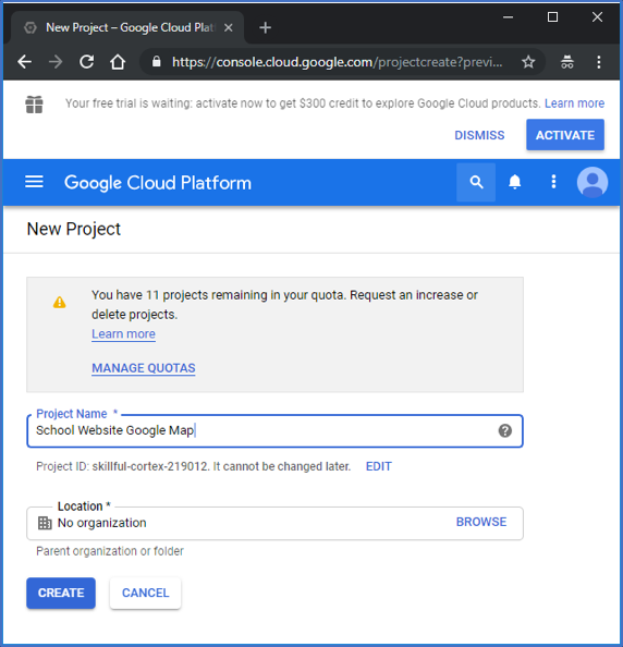 Juniper Websites: Google Map API Key Creation – Juniper Education (New)