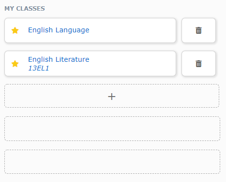 KS5 - How to set up and use the 'My Classes' functionality – Juniper Education (New)