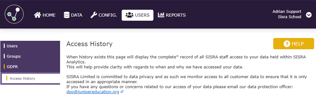 Sisra Analytics: GDPR UK (Access History, T&Cs & Privacy Policy ...