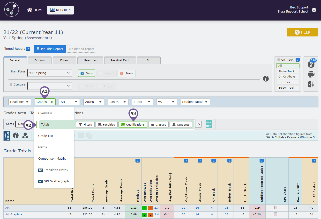 KS3/4: Navigating within a report – Juniper Education (New)