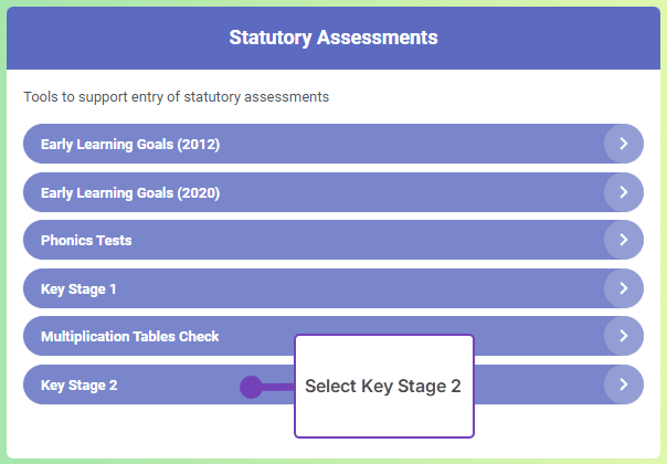 Sonar Tracker: How do I enter Statutory End of KS2 Test Scores manually ...
