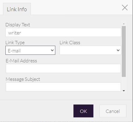 Juniper Websites: How do I create a hyperlink to an email address ...