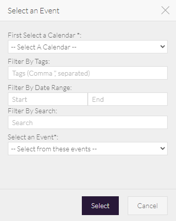 Juniper Websites: How do I show a single event from a website calendar ...