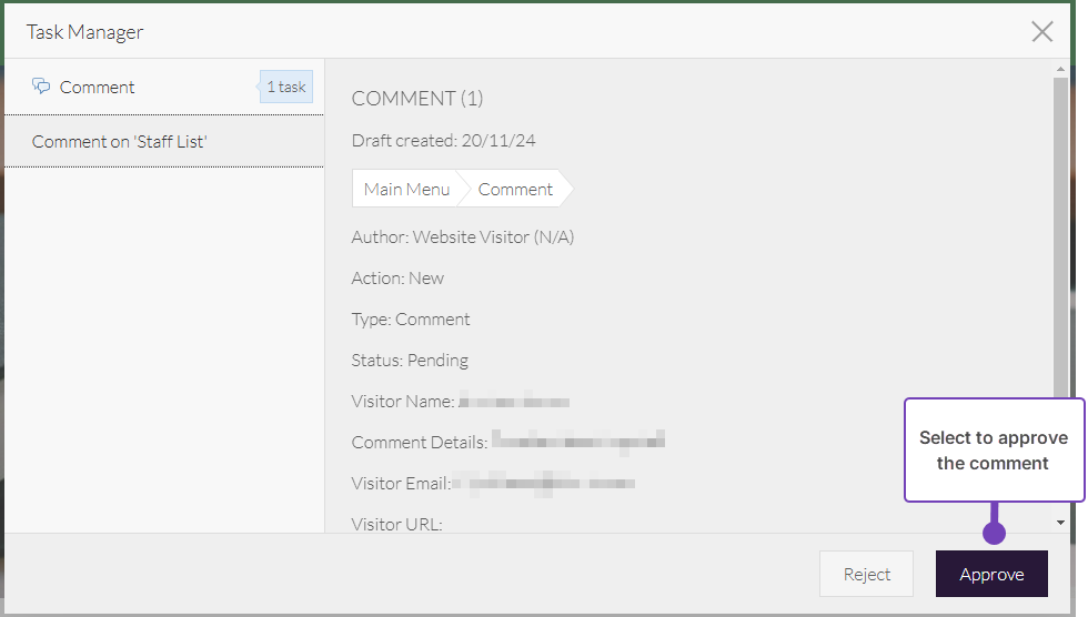Juniper Websites: How do I moderate user comments made on website pages ...