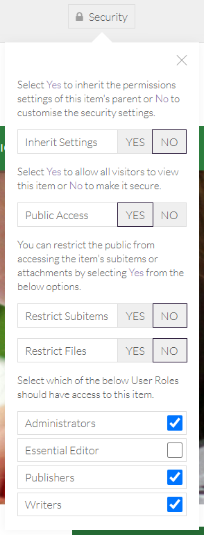 Juniper Websites: Security Settings – Juniper Education (New)