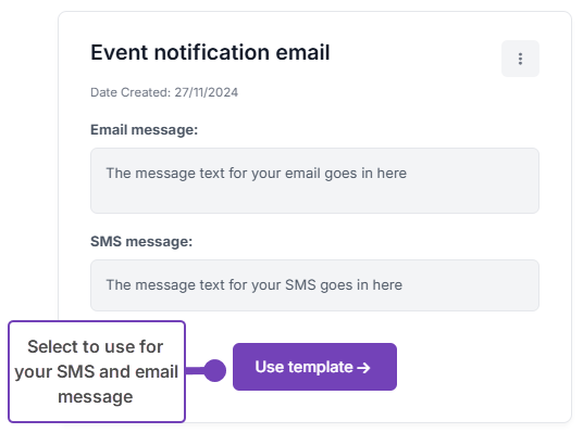 Comms Hub: How do I send a message using a template for multiple ...