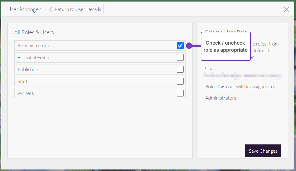 Juniper Websites: Assign a User to a Role – Juniper Education (New)
