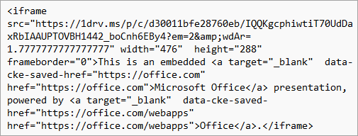 Juniper Websites: How do I embed a PowerPoint presentation in a page ...
