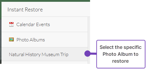Juniper Websites: How do I restore a photo album? – Juniper Education (New)