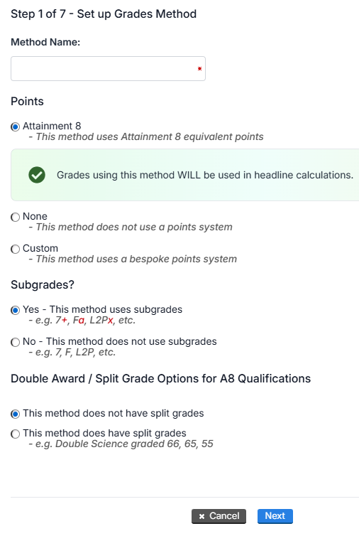 KS3/4: Creating Grade Methods (Admin) – Juniper Education (New)