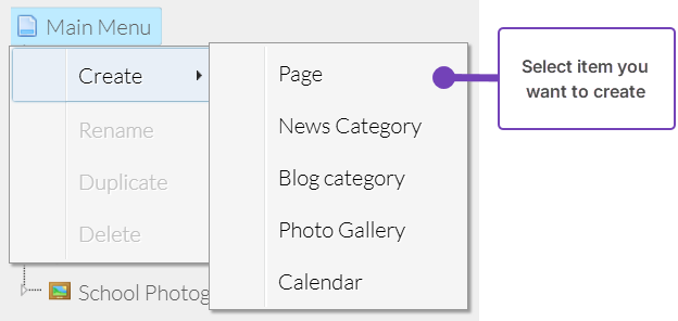 Juniper Websites: Creating a top-level heading – Juniper Education (New)