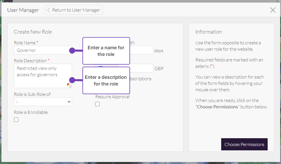 Juniper Websites: Creating a New Role – Juniper Education (New)