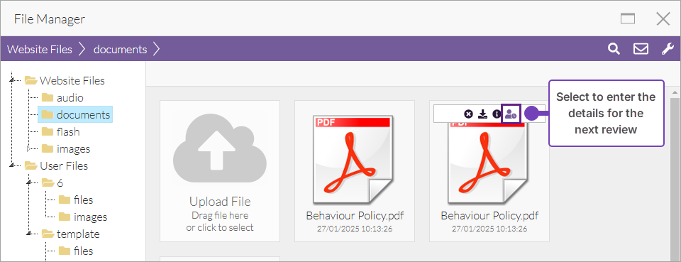 Juniper Websites: Working with the File Manager – Juniper Education (New)