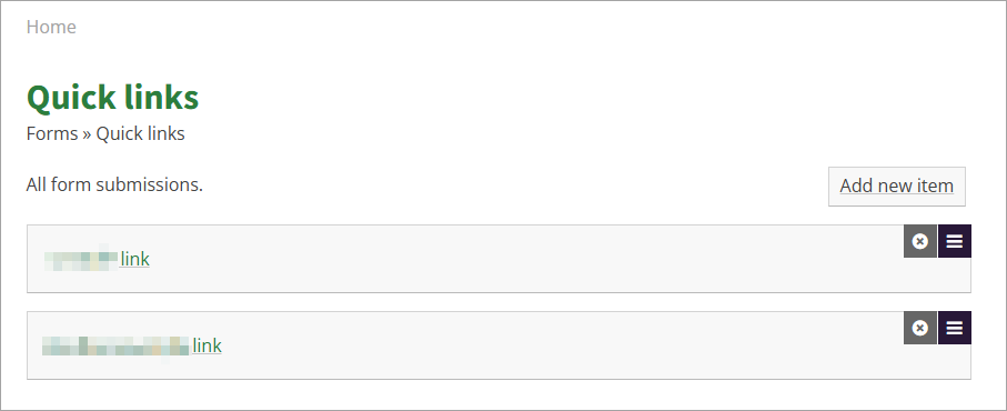 Juniper Websites: How do I get to the Quick links set up page ...
