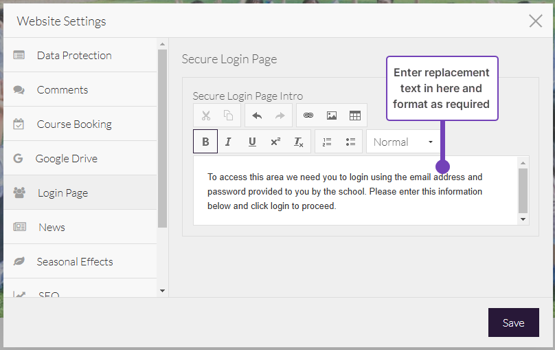 Juniper Websites: How do I change the message on the secure log in page ...