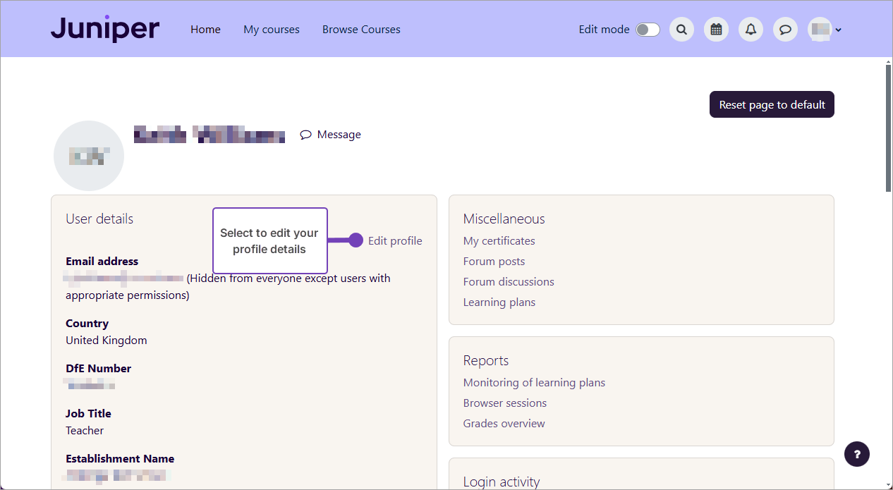 Juniper Training Centre: How do I change my personal details? – Juniper ...