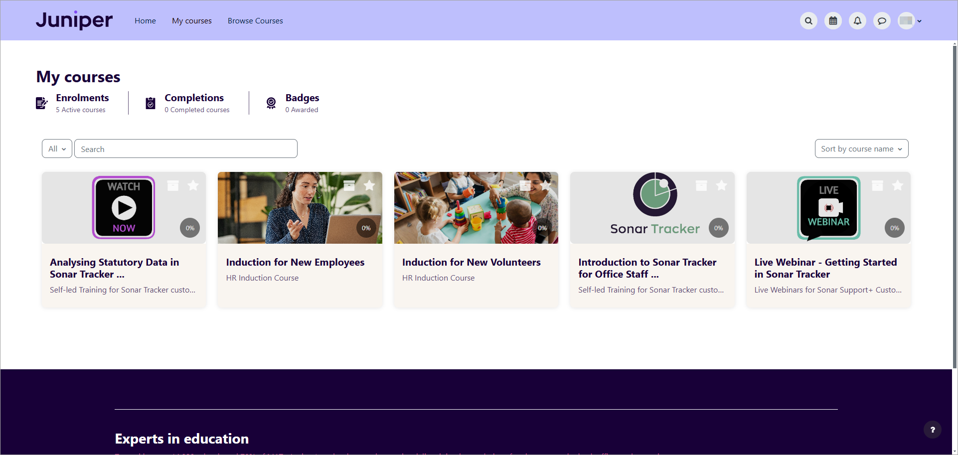 Juniper Training Centre: How do I view the different courses that I've been on? – Juniper ...