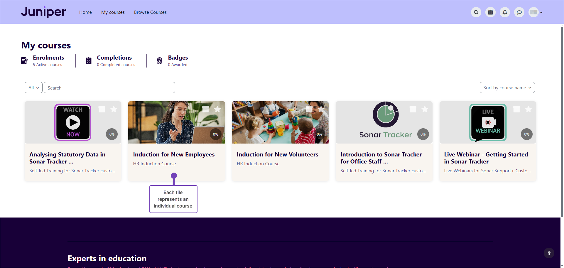 Juniper Training Centre: How do I view all the courses that I am enrolled in? – Juniper ...