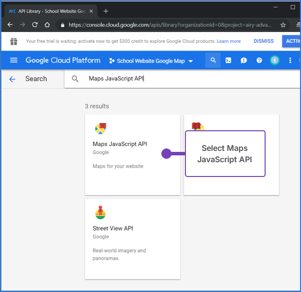 Juniper Websites: Google Map API Key Creation – Juniper Education (New)
