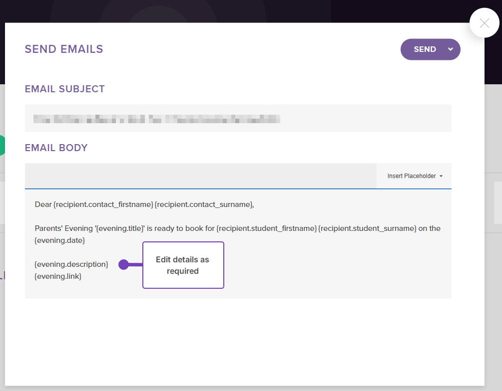 Juniper Websites: How do I send parents an email invitation to a ...