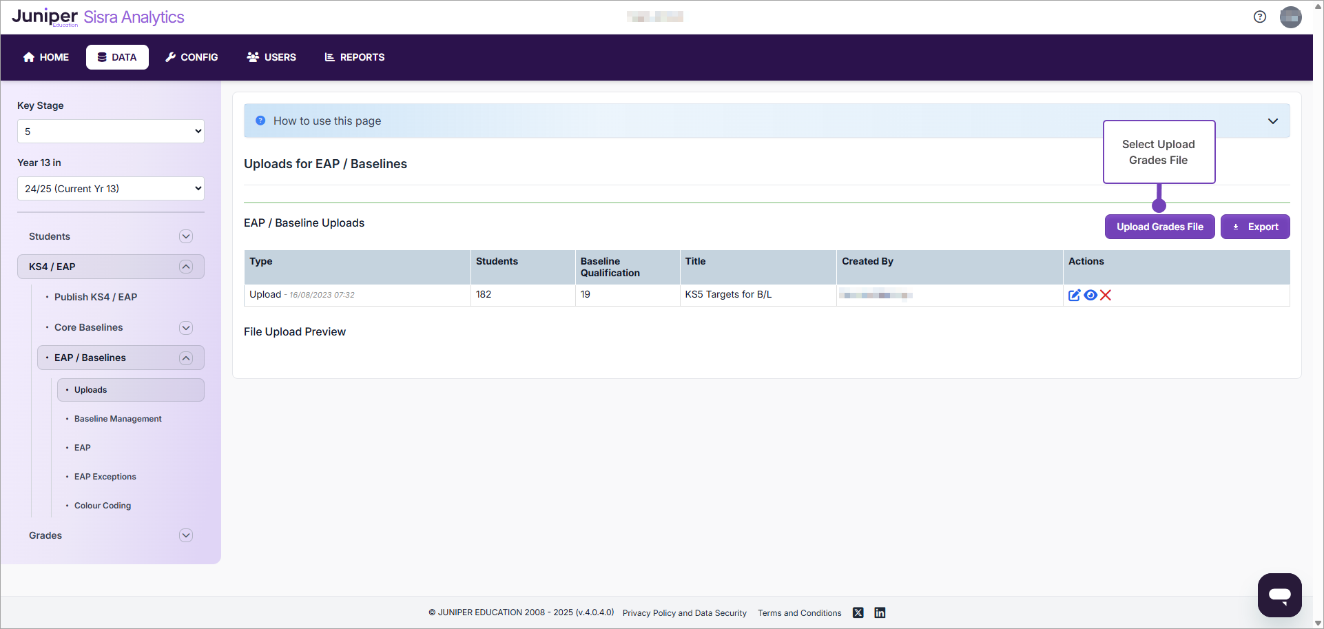 Sisra Analytics: KS5 - How do I create target-based EAPs? (Admin ...
