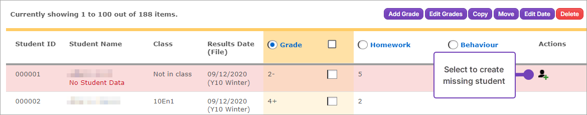 Sisra Analytics: Grades Management - How do I fix the Missing Student Data warning? (Admin ...