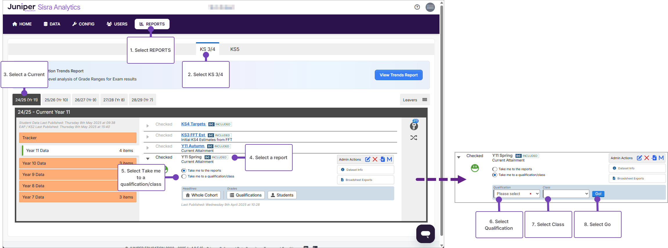 Sisra Analytics: KS3/4 - How do I quickly view my class' performance ...