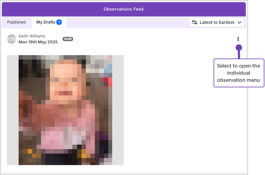 Sonar Tracker: How do I delete an observation? – Juniper Education (New)