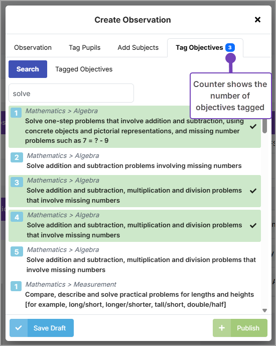 Sonar Tracker: How do I tag objectives in observations? – Juniper ...