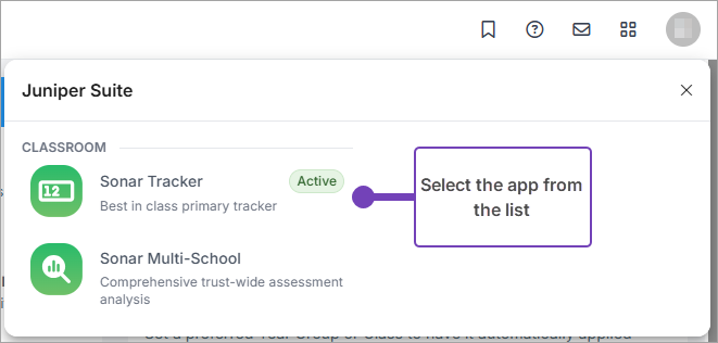 Sonar Tracker: How do I switch between apps from Sonar Tracker ...