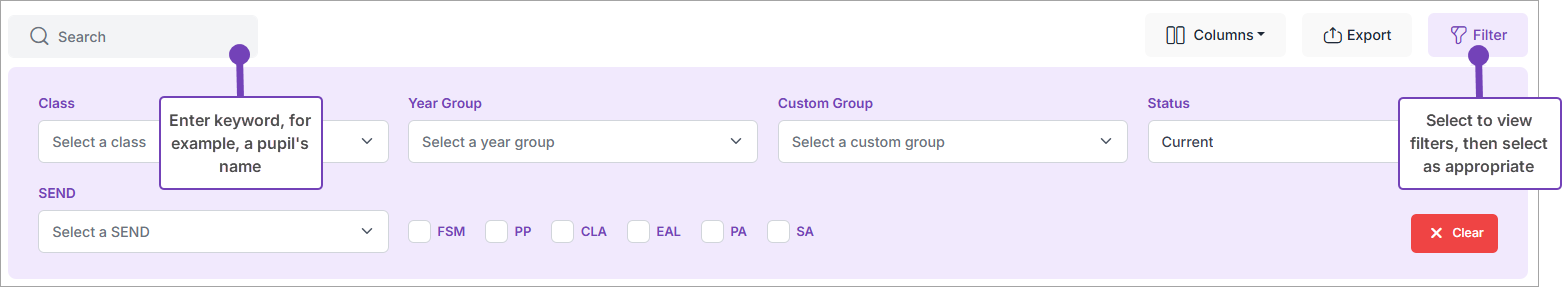 MIS: How do I access a pupil profile? – Juniper Education (New)