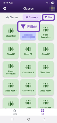 Teacher App: How do I see a list of all classes using the Teacher App? – Juniper Education (New)