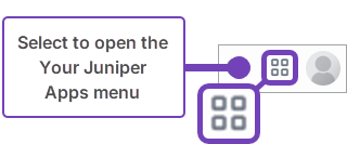 How do I switch between Juniper apps / products? – Juniper Education (New)